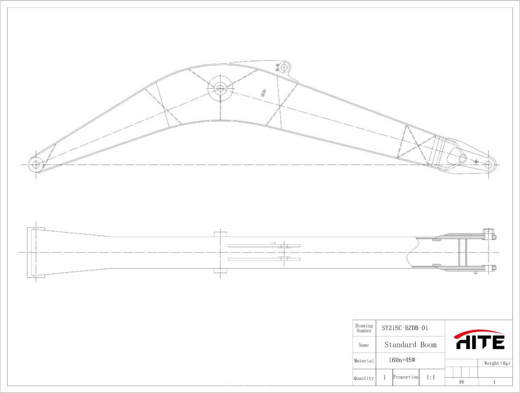 Excavator Standard Boom | Orginal Boom and Arm | HITE