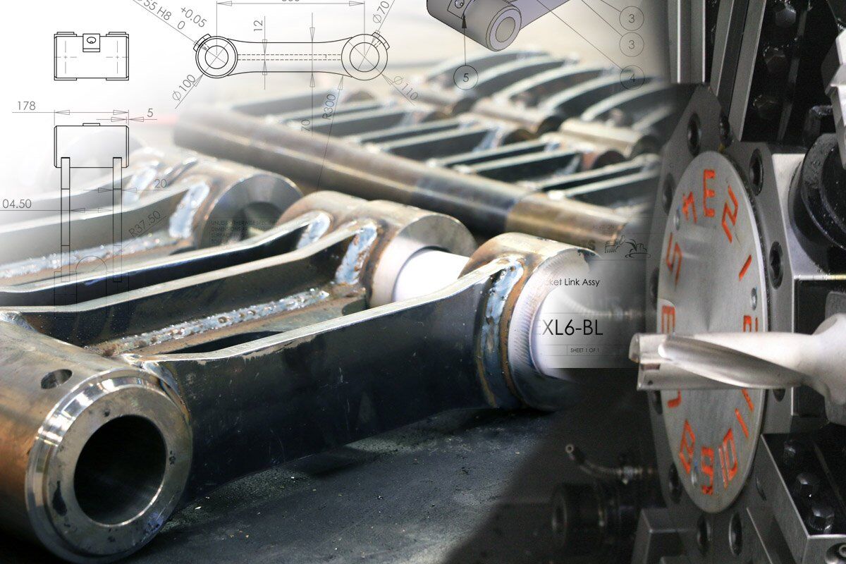 Excavator H-link: key component analysis and daily maintenance